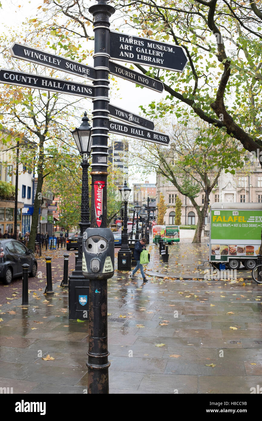 street sign in Preston Stock Photo - Alamy
