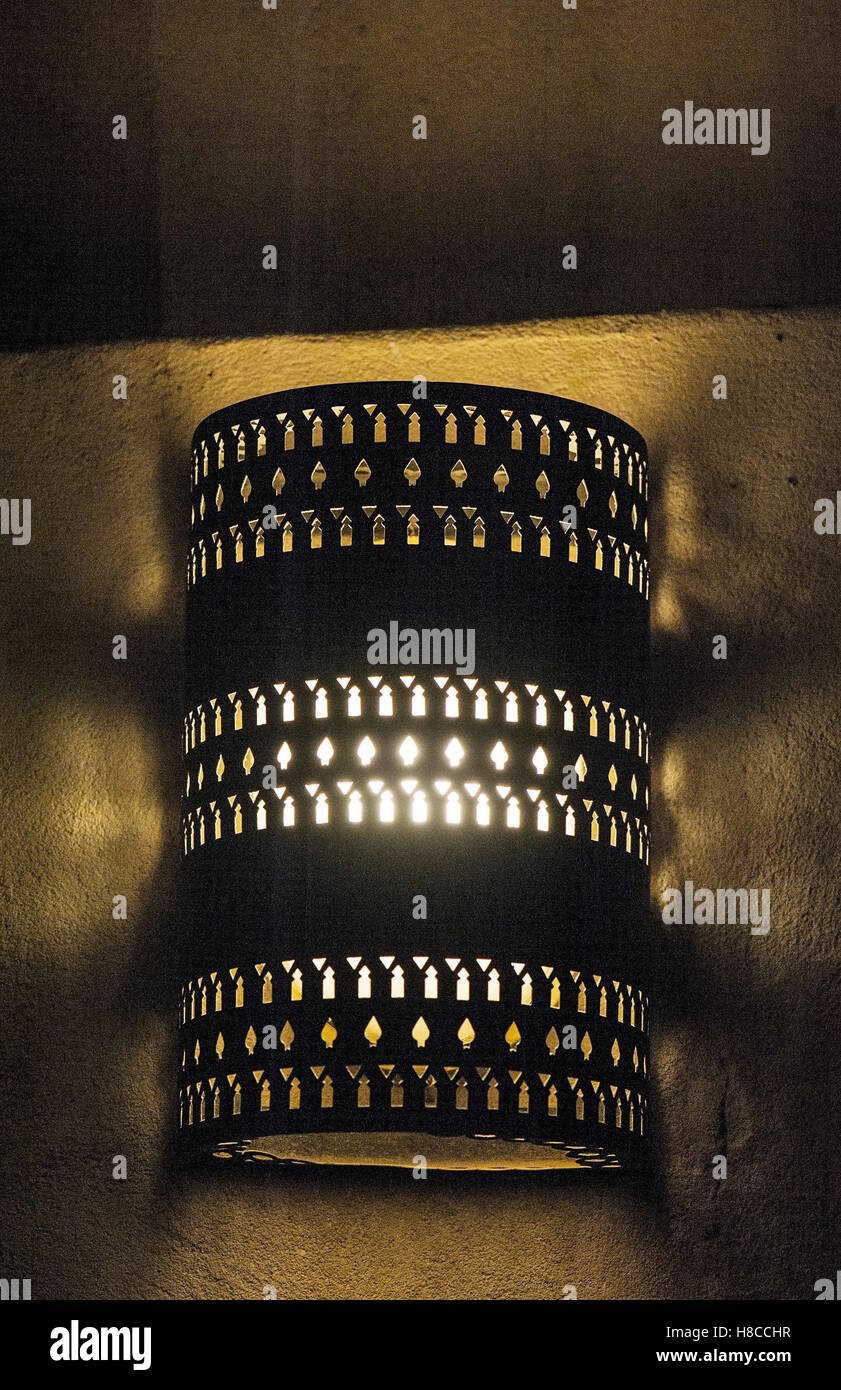 Most Arabic lighting/lamps are made up of thousands of different shapes ...