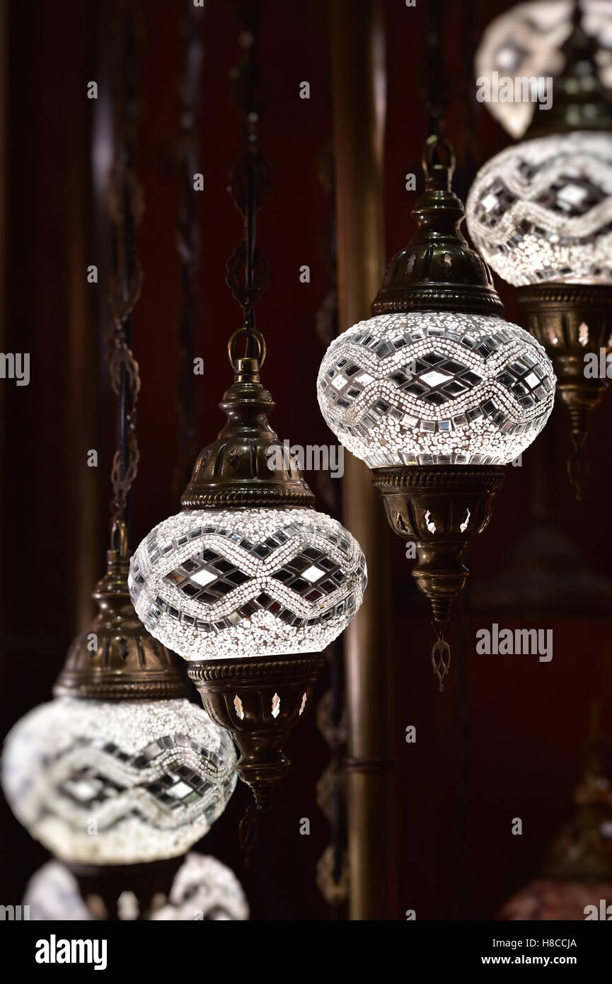Most Arabic lights are made up of thousands of different shapes and ...
