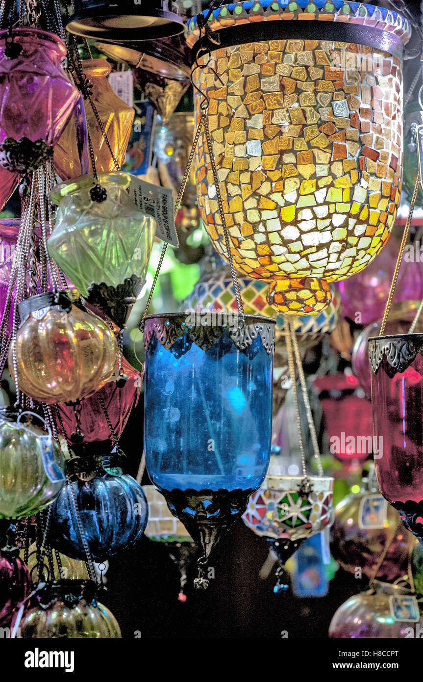 Most Arabic lighting/lamps are hand made with hundreds of different ...