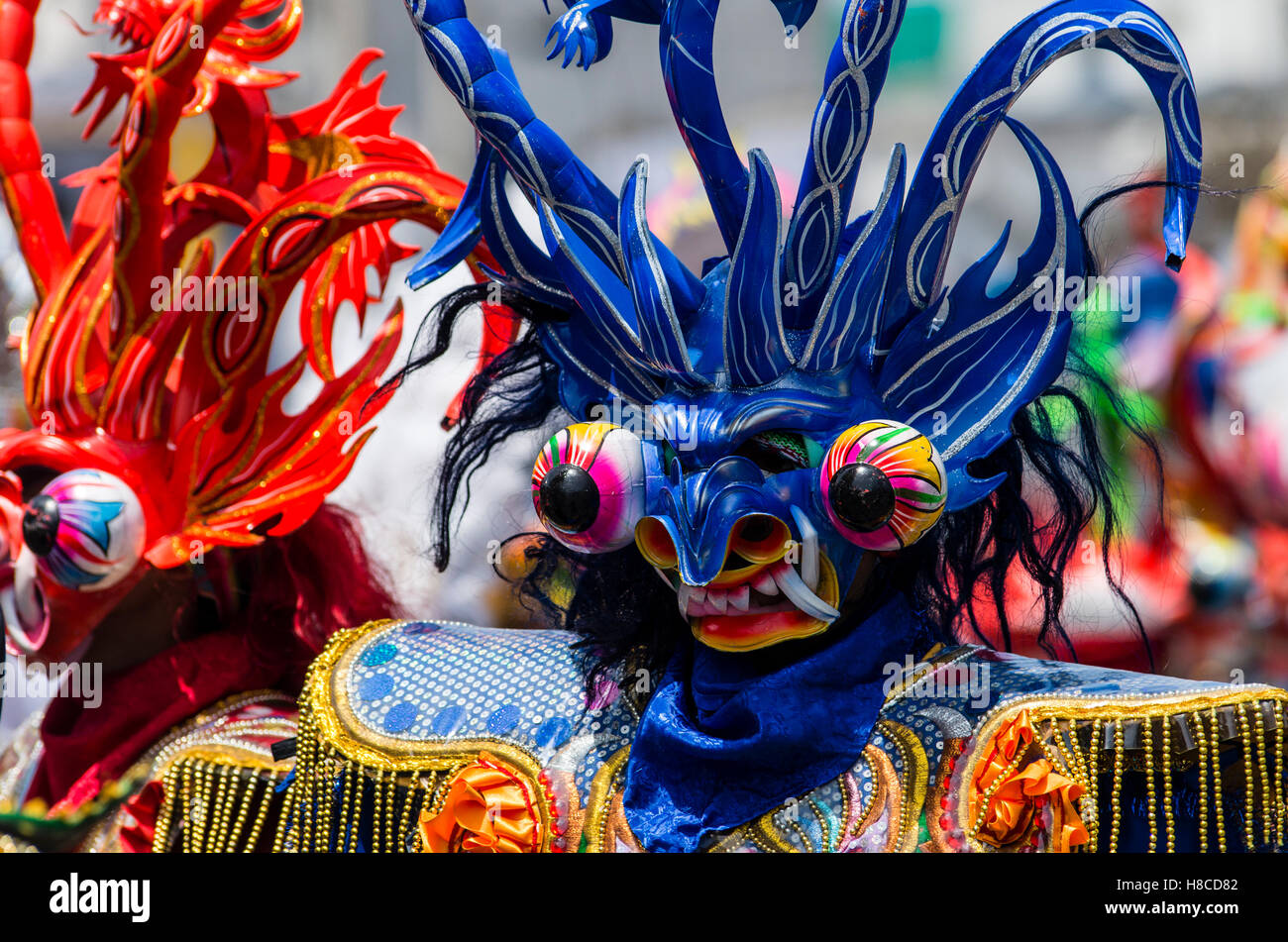 Mask from diablada dance from hi-res stock photography and images - Alamy