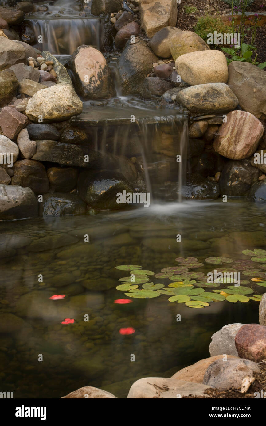 Backyard water feature hi-res stock photography and images - Alamy