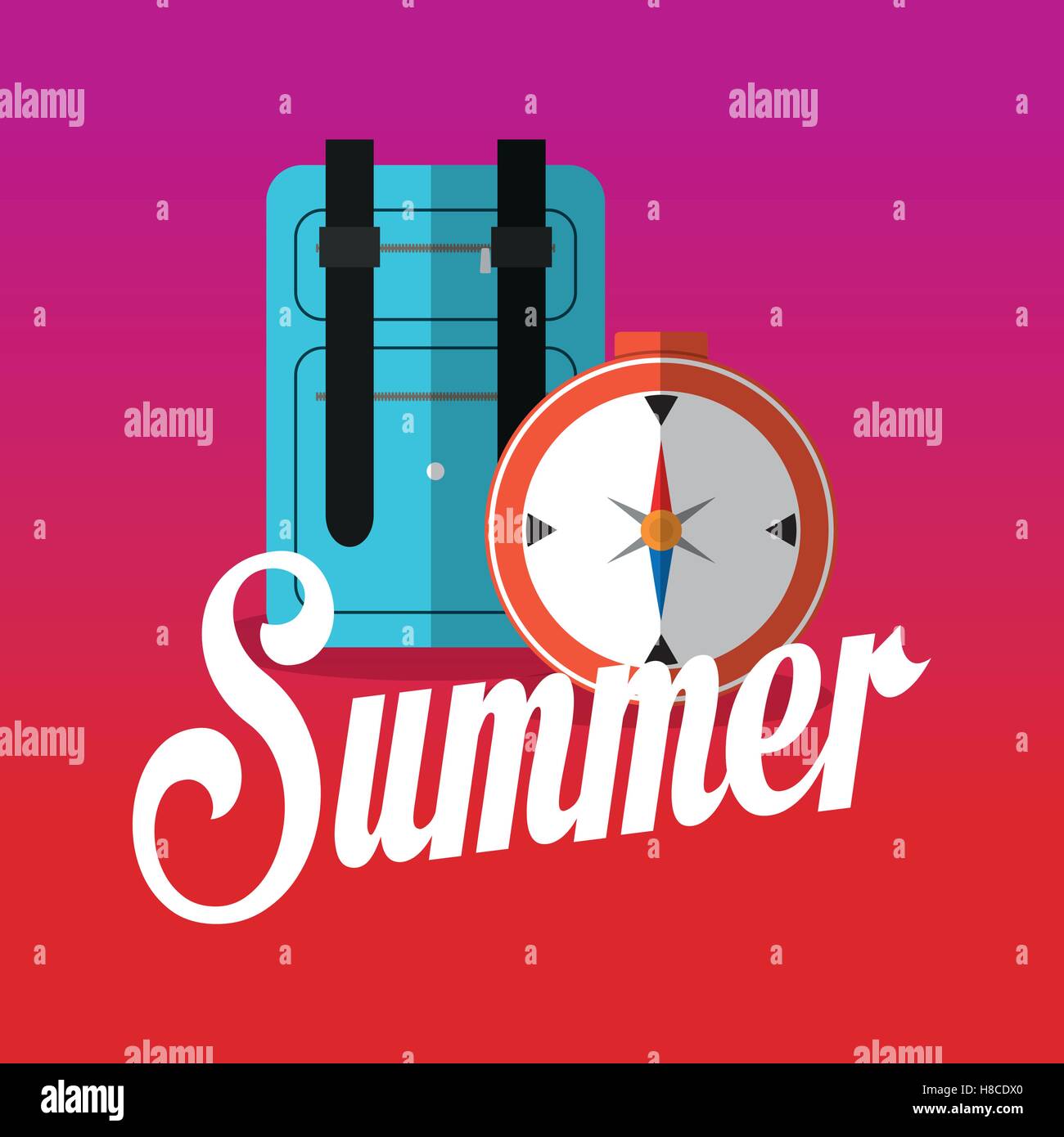 Summer Vacation Travel Stock Vector Image And Art Alamy