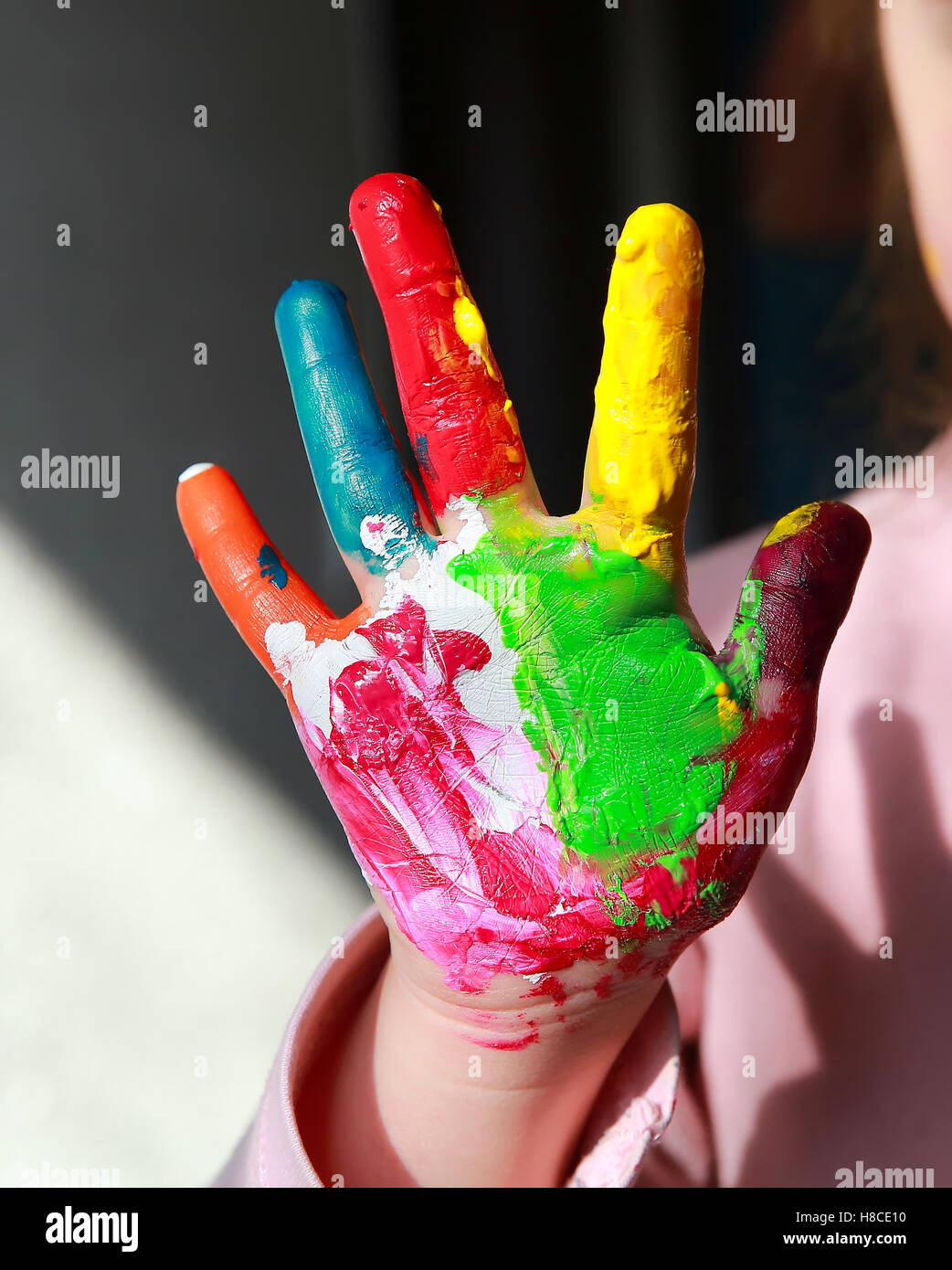 Hand painted paintings hi-res stock photography and images - Alamy