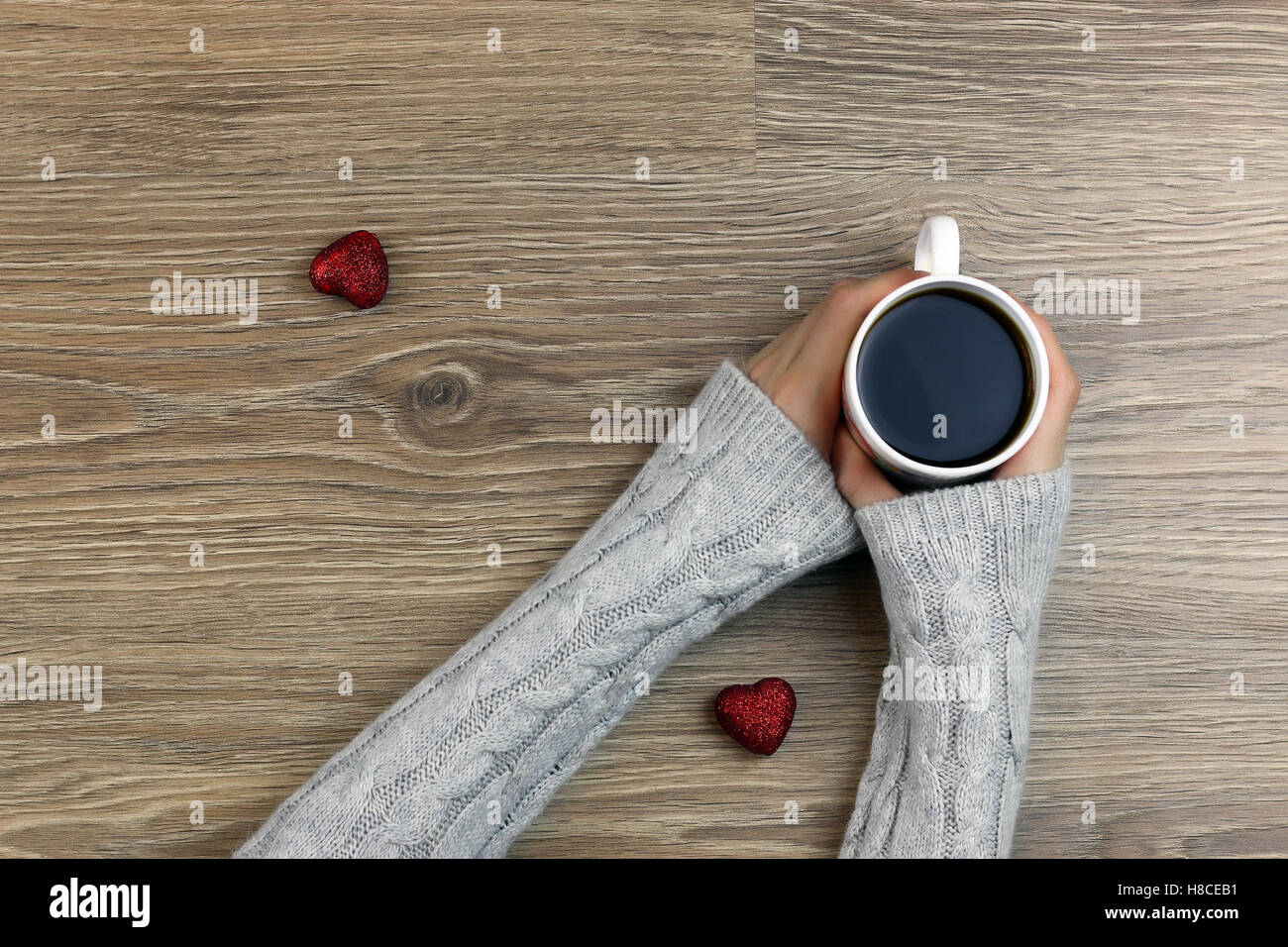 hand coffee background couple Stock Photo - Alamy