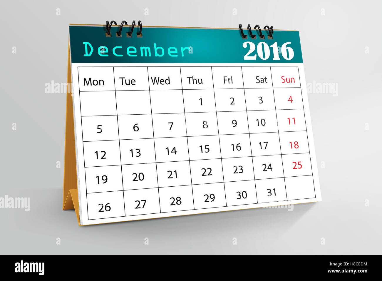 2016 December Calendar Wallpaper
