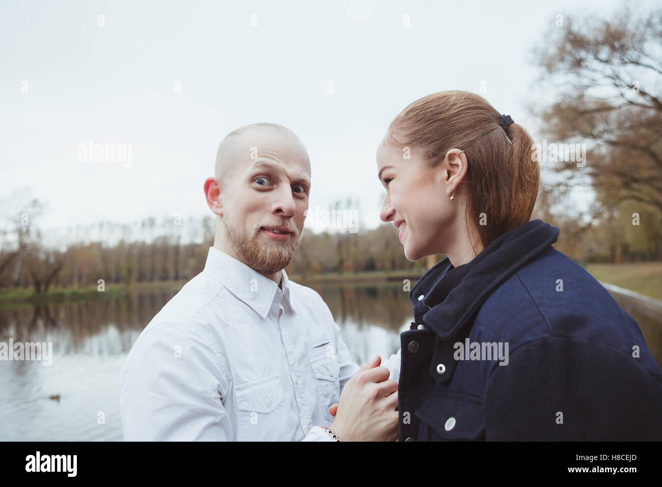 Awkward couple hi-res stock photography and images - Alamy