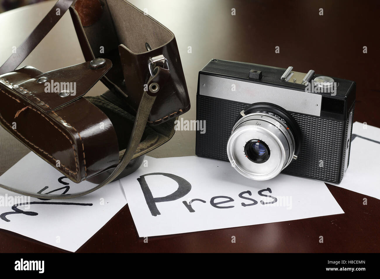 News camera journalism Stock Photo - Alamy