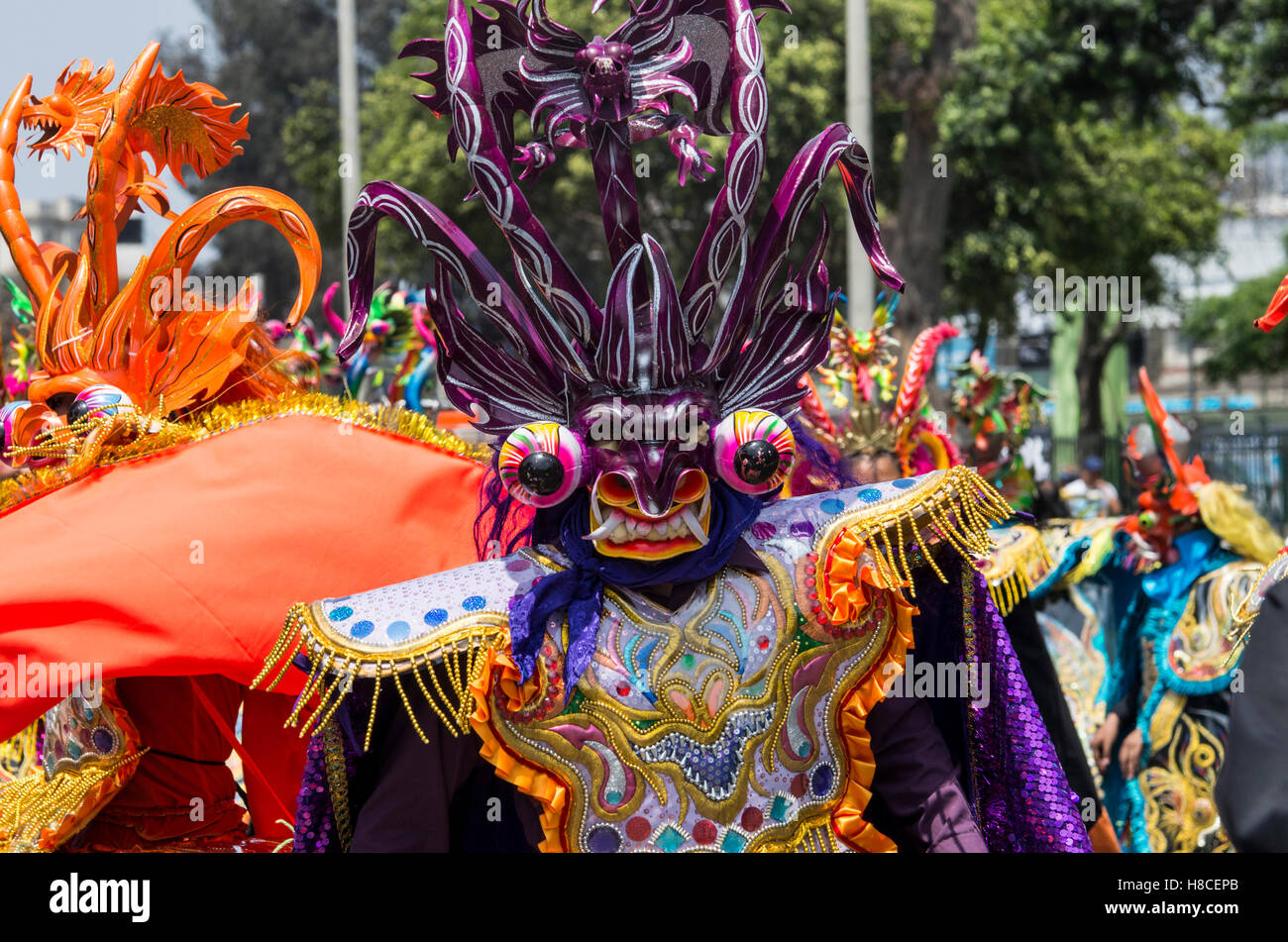 Folkloric dancers from the Puno region, Peru Stock Photo - Alamy