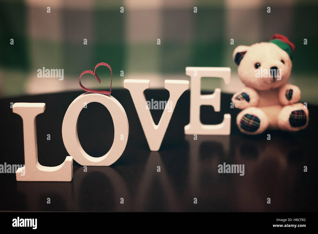 love shape text letter Stock Photo - Alamy