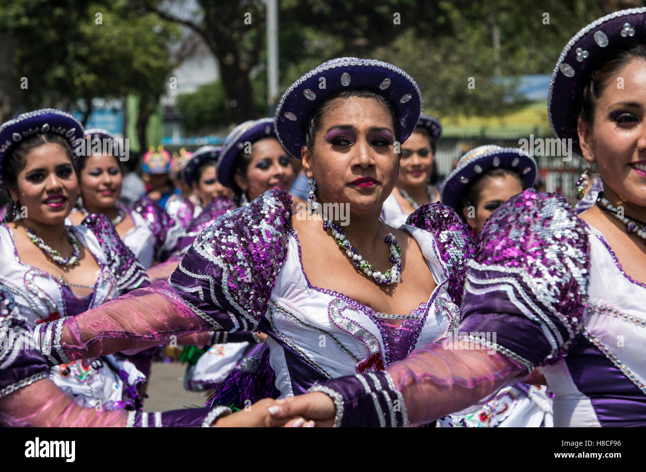 Folkloric dancers from the Puno region, Peru Stock Photo - Alamy