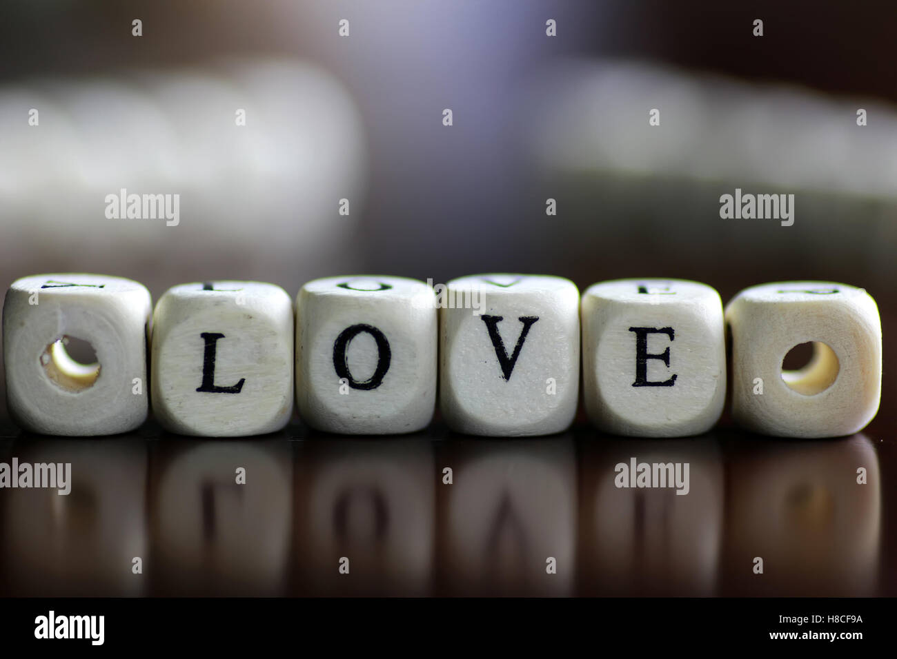 Child cubes word father hi-res stock photography and images - Alamy