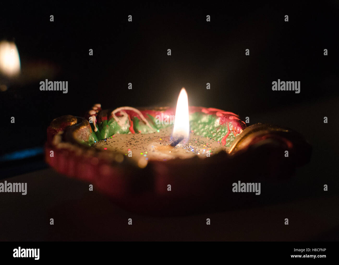 Single diya hi-res stock photography and images - Alamy
