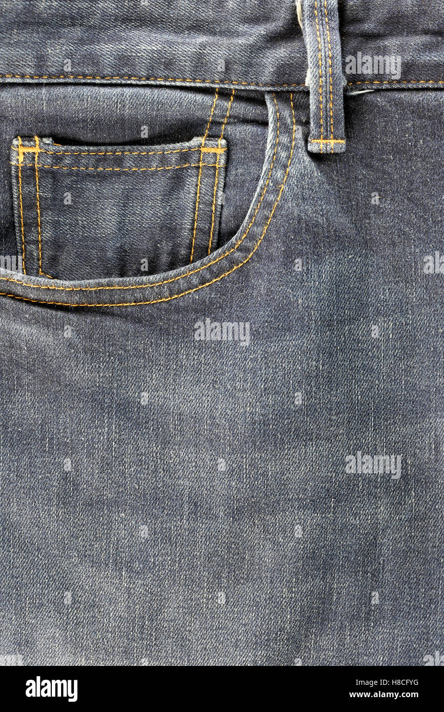 Front pocket of jeans for design Fashion background Stock Photo - Alamy