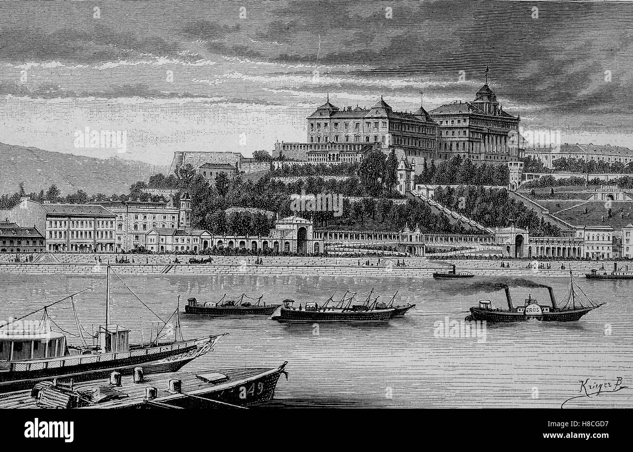 Woodcut from 1892 hi-res stock photography and images - Alamy