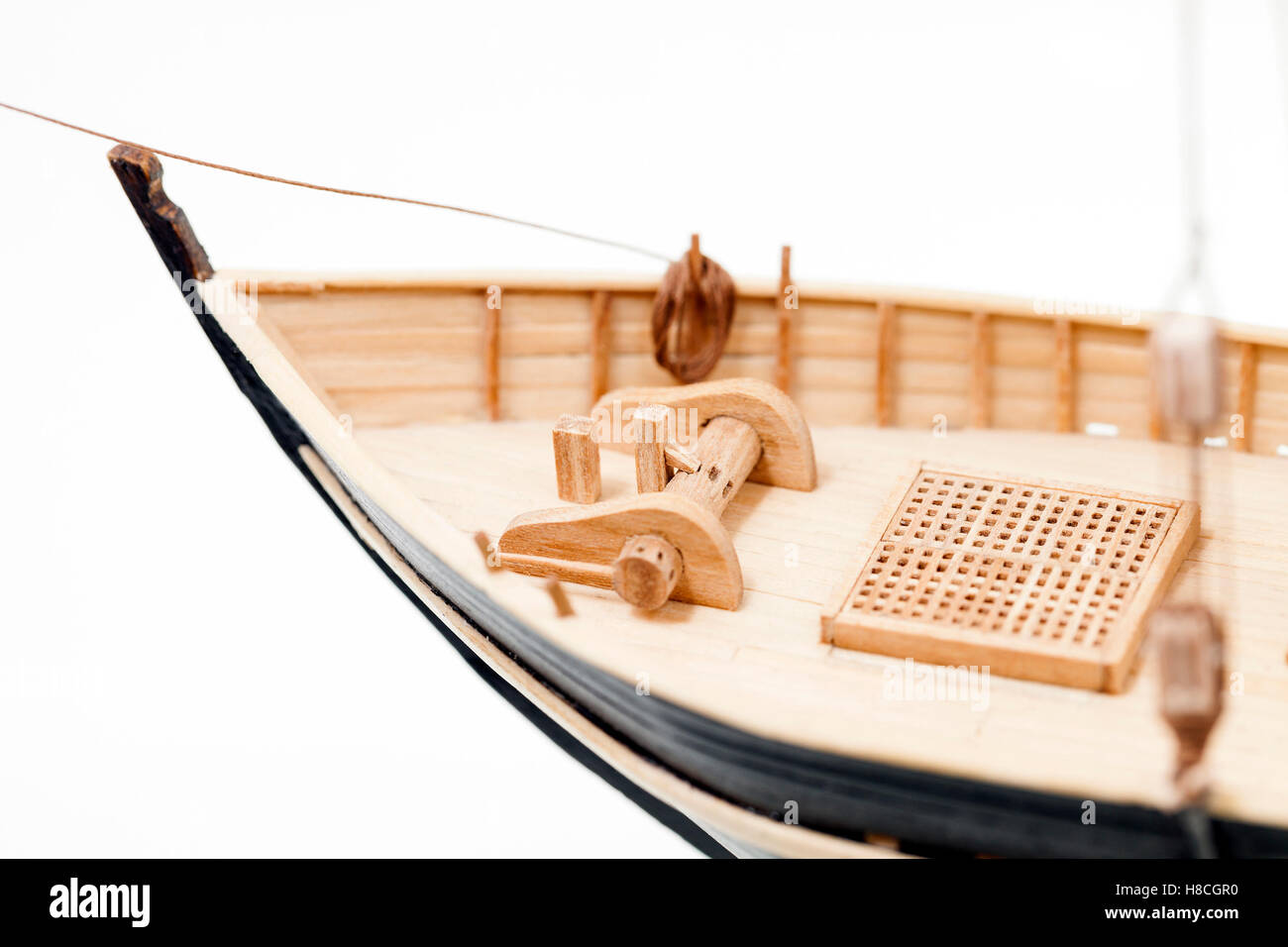 wooden ship model Stock Photo - Alamy