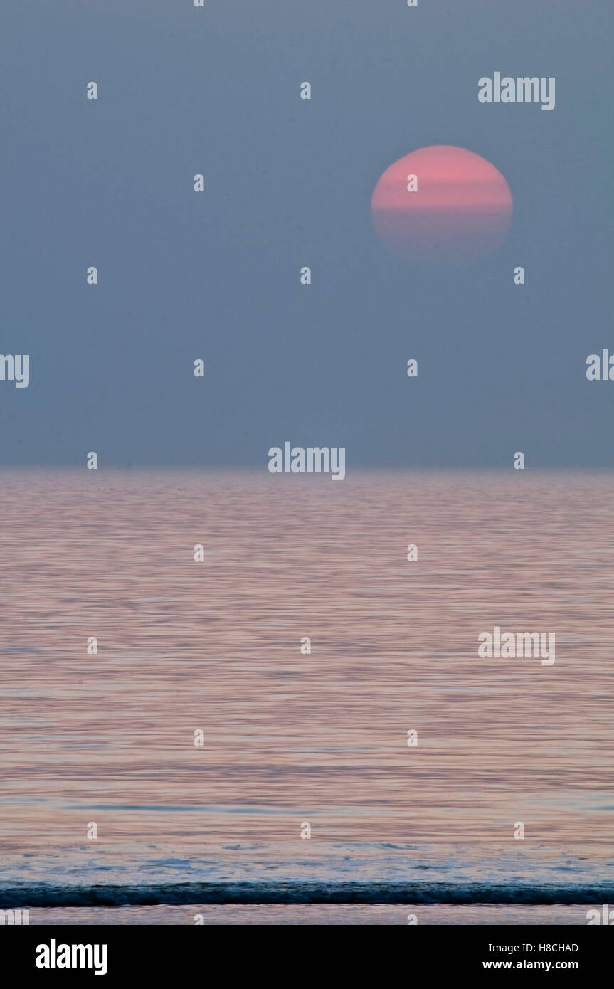 A Pink Sunset Stock Photo - Alamy