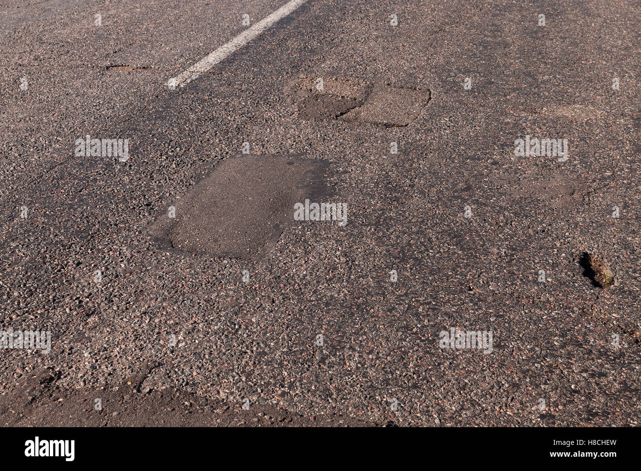 broken part of the road Stock Photo - Alamy