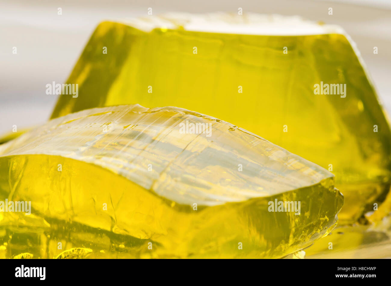 Macro jelly dessert. Abstract shot Stock Photo - Alamy