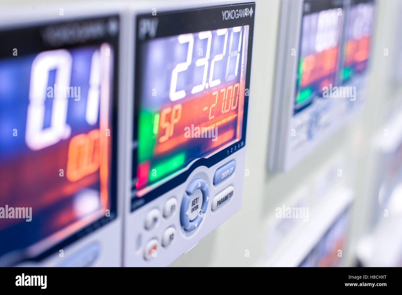 screen and controller on industrial equipment Stock Photo - Alamy