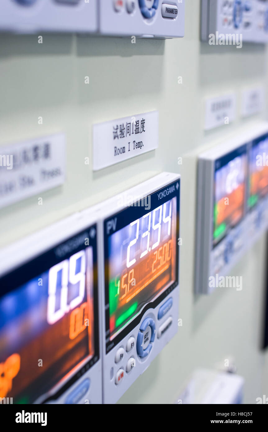 screen and controller on industrial equipment Stock Photo - Alamy