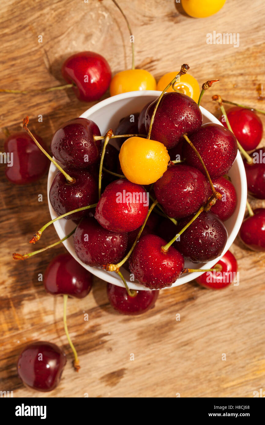 red ripe cherry Stock Photo - Alamy
