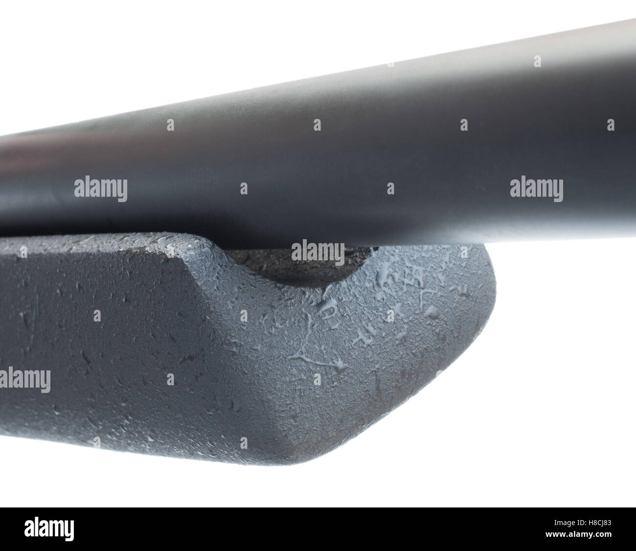 Stock and barrel and a rifle that are free floated Stock Photo - Alamy