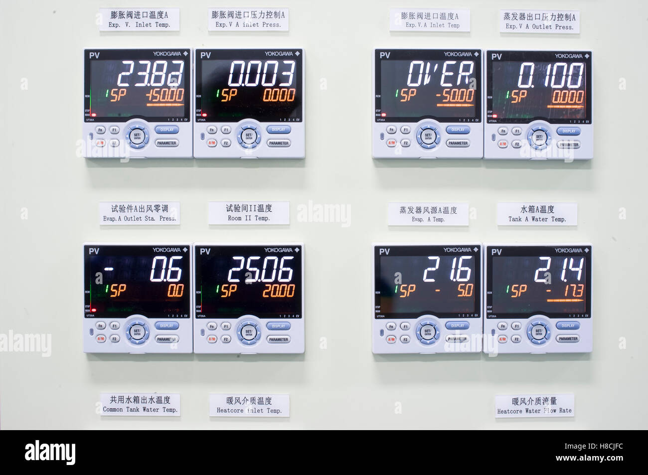 screen and controller on industrial equipment Stock Photo - Alamy