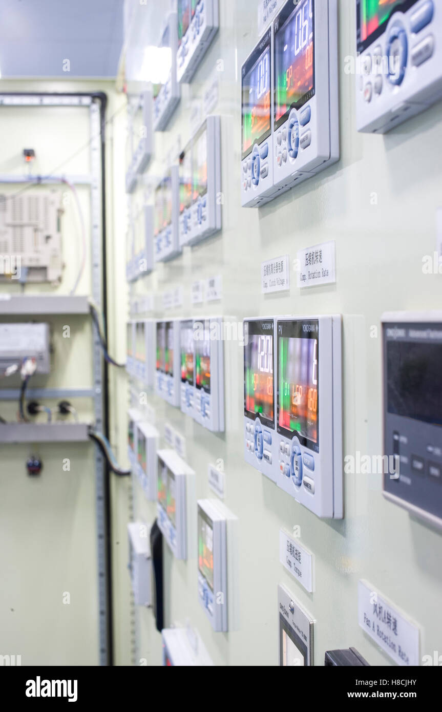 screen and controller on industrial equipment Stock Photo - Alamy