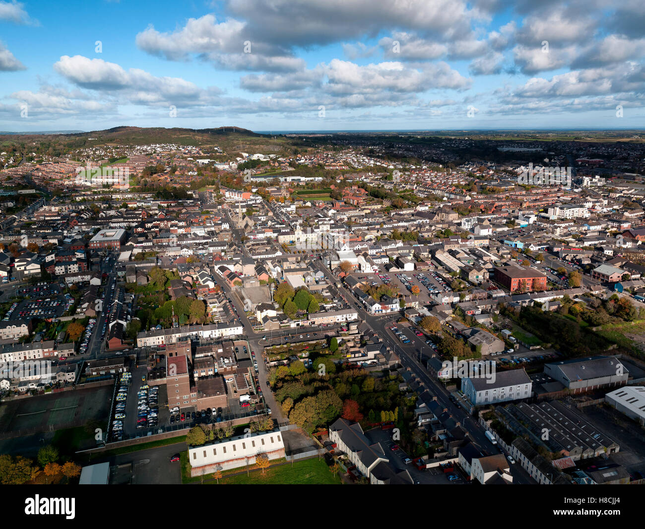 Belfast Aerial 2016 Stock Photo - Alamy