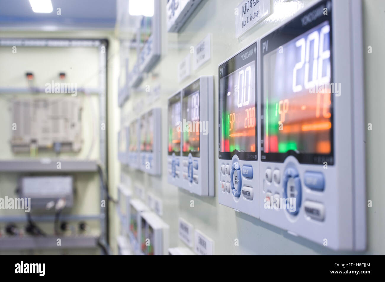screen and controller on industrial equipment Stock Photo - Alamy