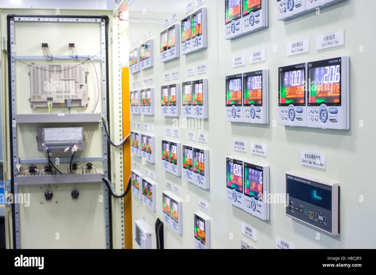 screen and controller on industrial equipment Stock Photo - Alamy