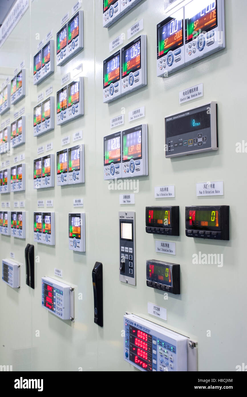 screen and controller on industrial equipment Stock Photo - Alamy