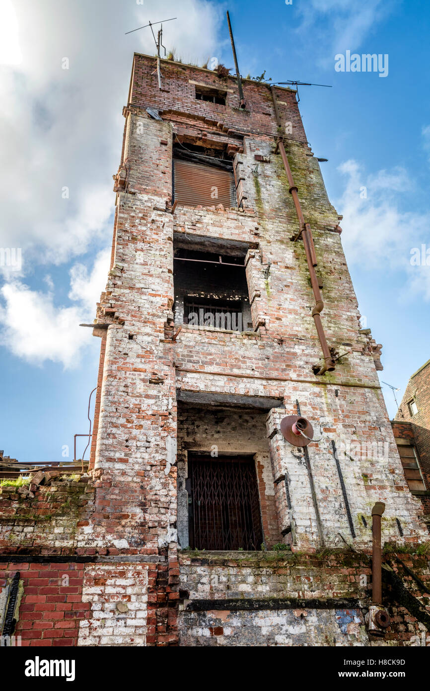 A derelict building years after a fire Stock Photo - Alamy