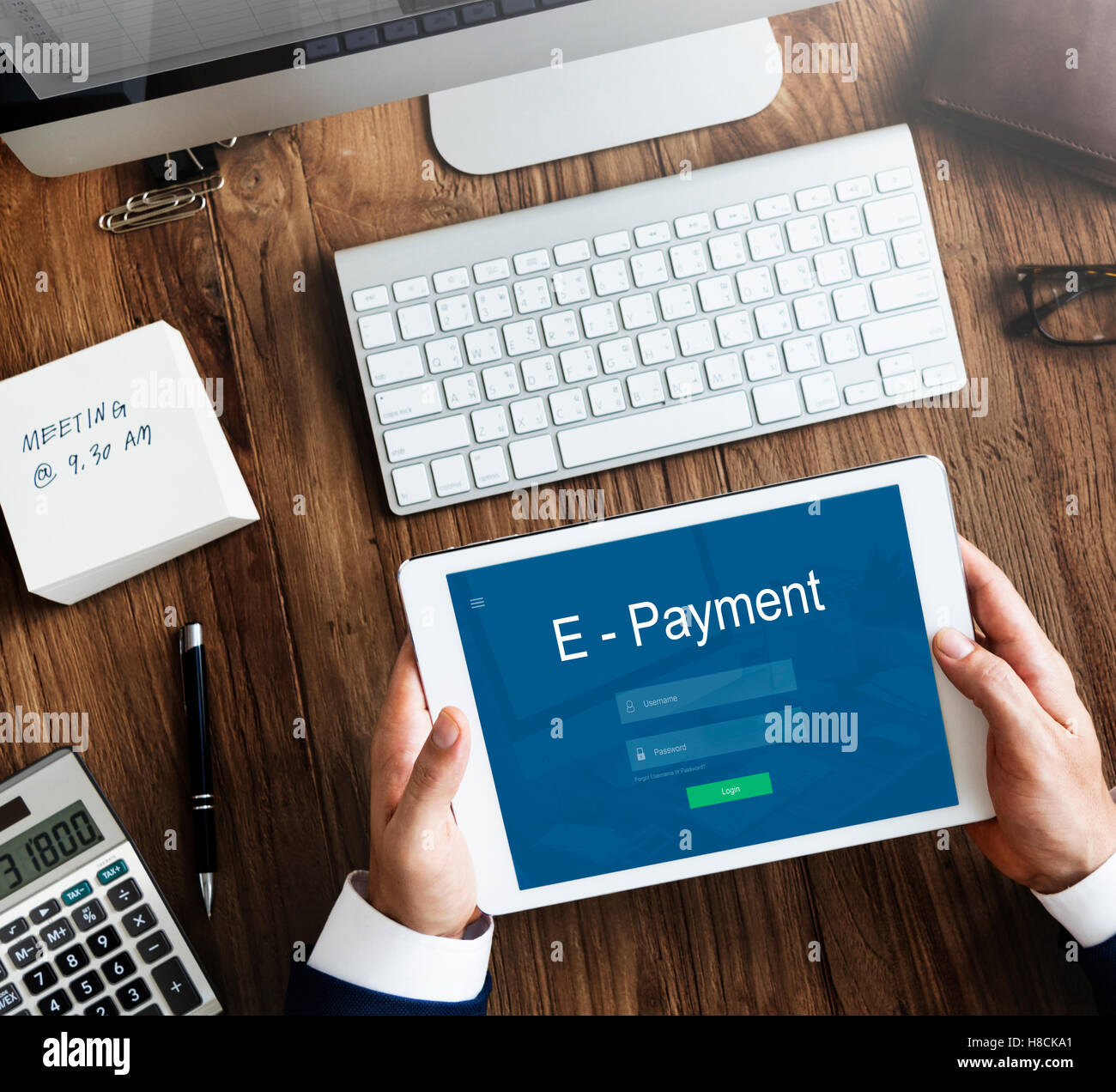 E-Payment Internet Banking Technology Concept Stock Photo - Alamy