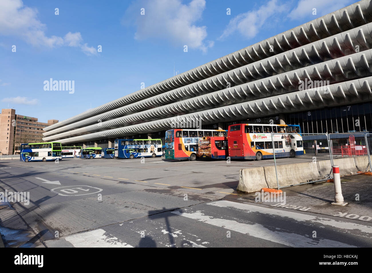 Preston bus station Stock Photo - Alamy