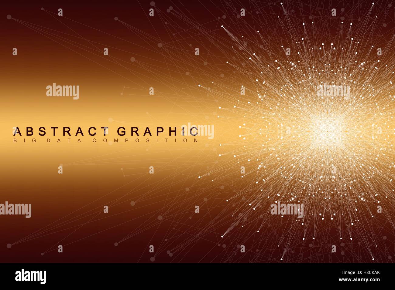 Graphic Abstract Background Communication Big Data Visualization