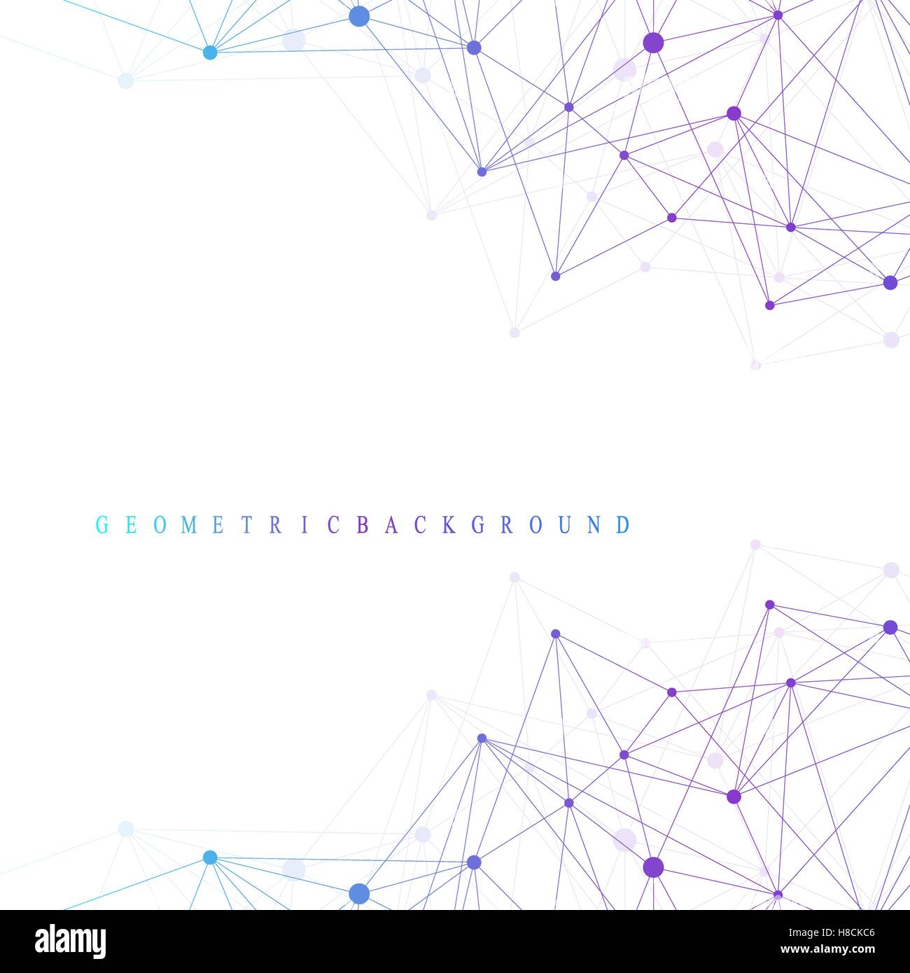 Graphic abstract background communication. Big data complex ...