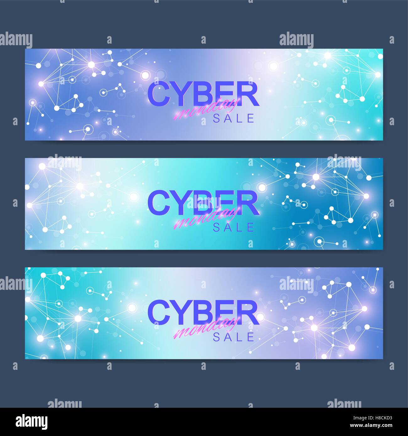 Cyber Monday Sale banner design. Graphic abstract background ...