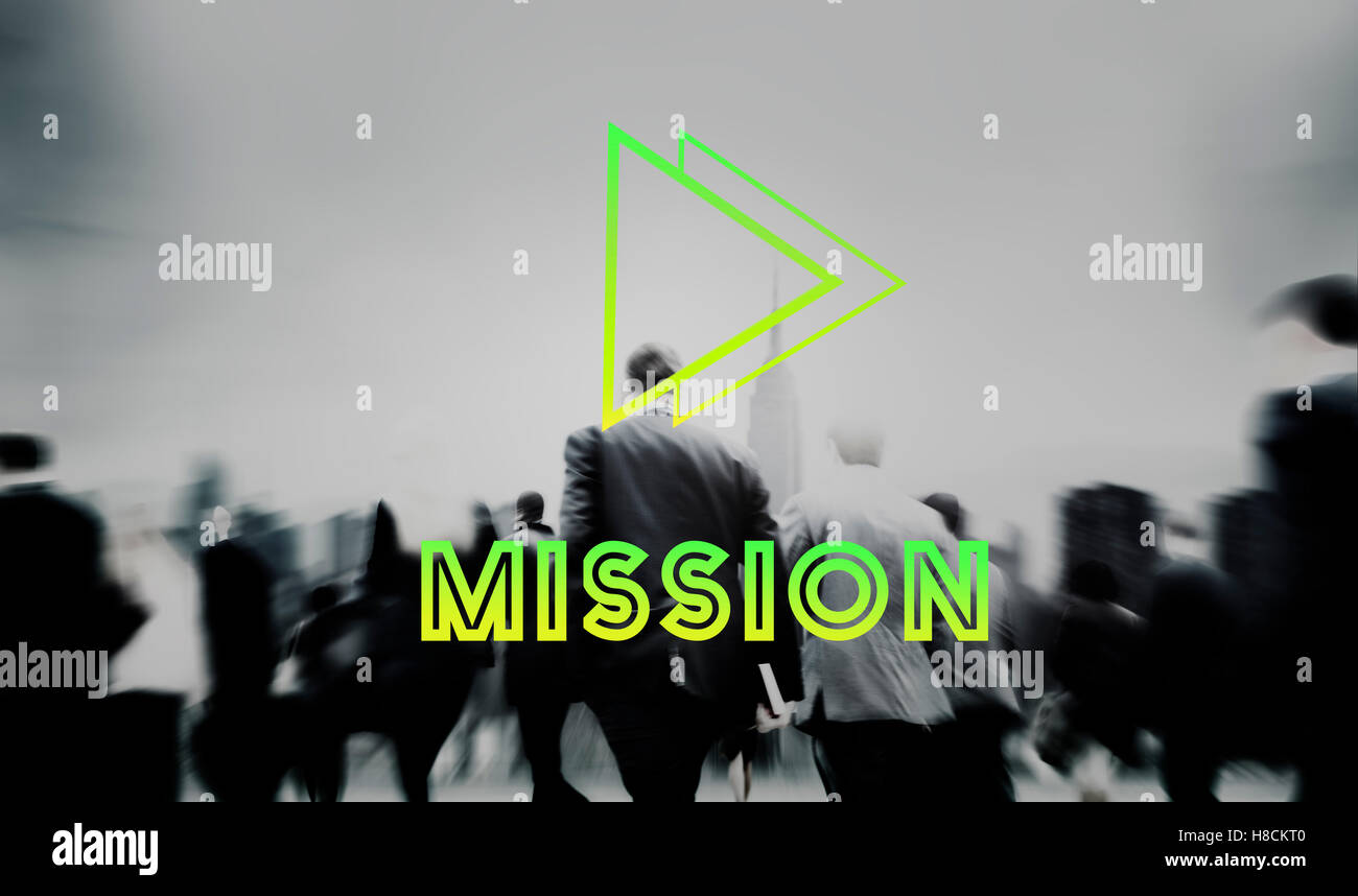 Goals Aim Forward Positivity Success Mission Concept Stock Photo - Alamy