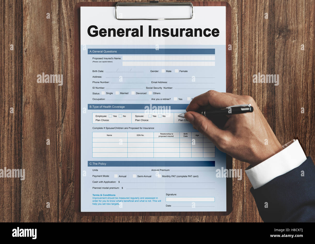 Concept marine insurance paper hi-res stock photography and images - Alamy