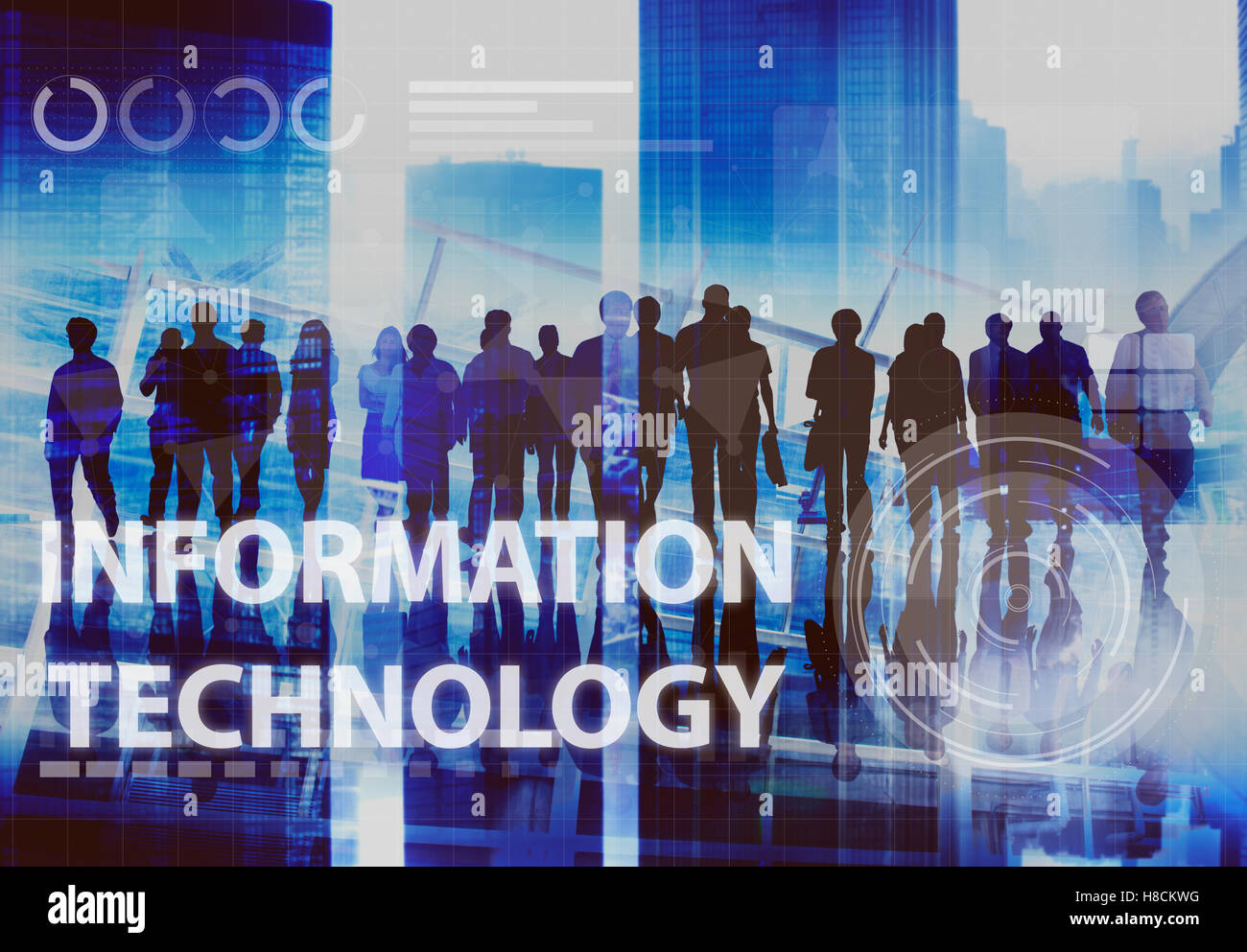 Computer Network Digital Connection Technology Concept Stock Photo - Alamy