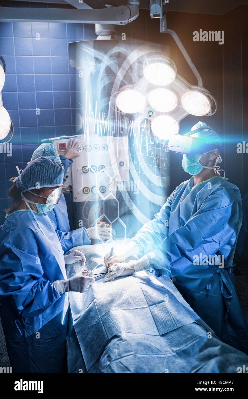 Composite image of medical interface on xray Stock Photo - Alamy