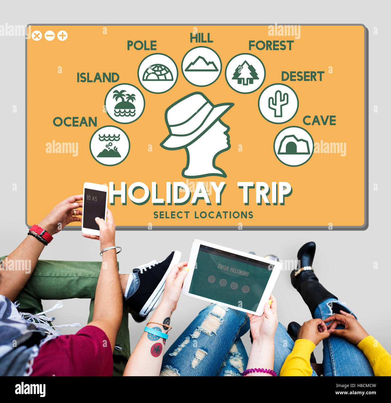 Holiday Trip Adventure Travel Journey Experience Concept Stock Photo ...