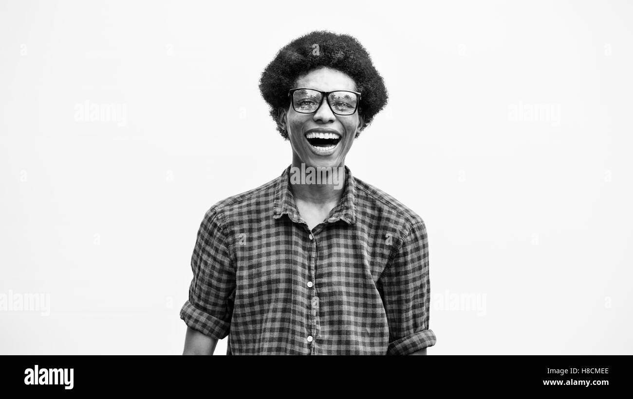 African Descent Teen Boy Smiling Portrait Concept Stock Photo - Alamy