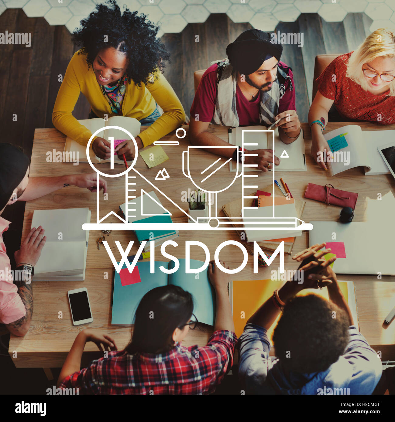 Knowledge Education Wisdom Literacy Graphic Concept Stock Photo - Alamy