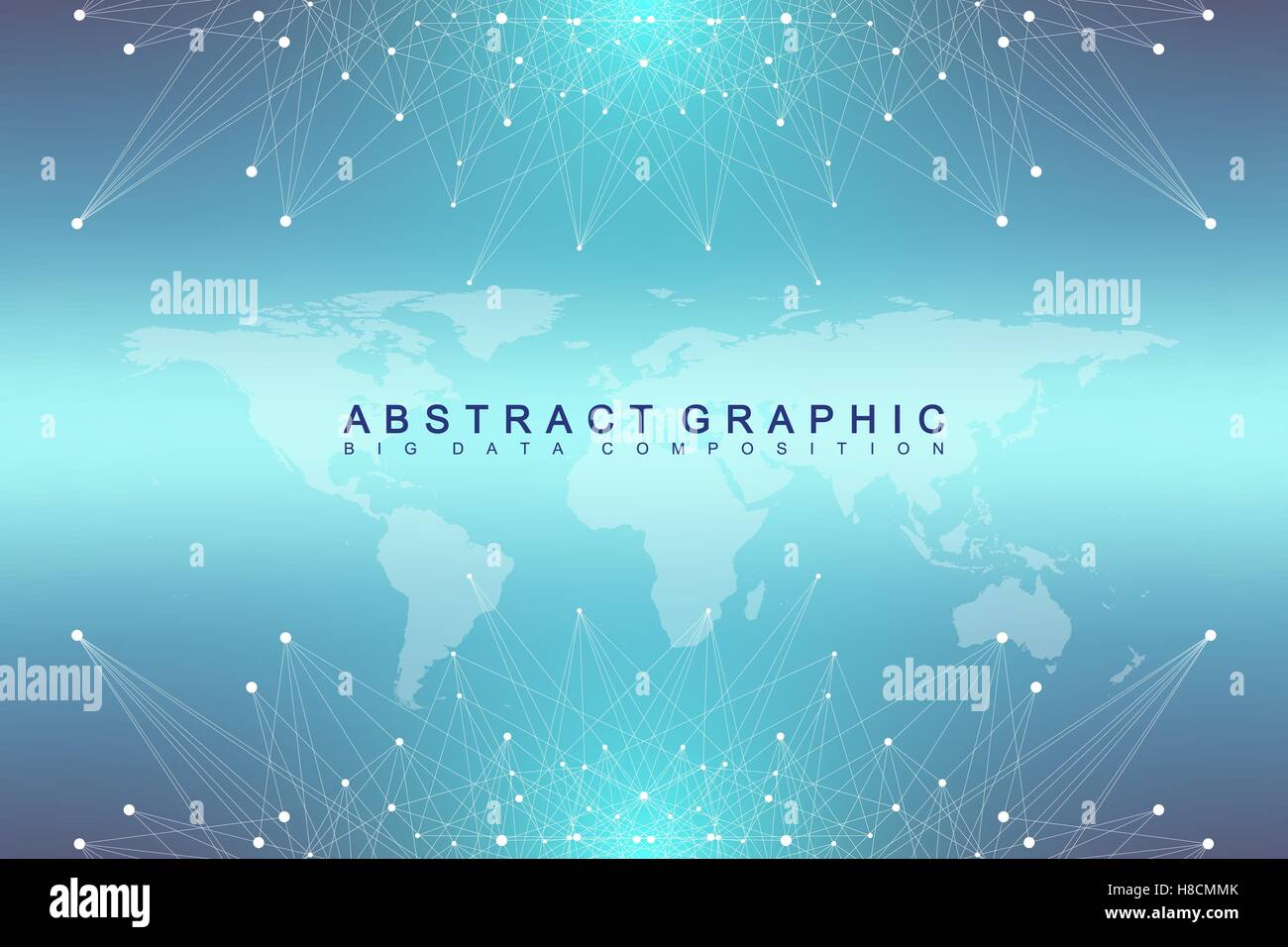 Big data complex. Graphic abstract background communication ...