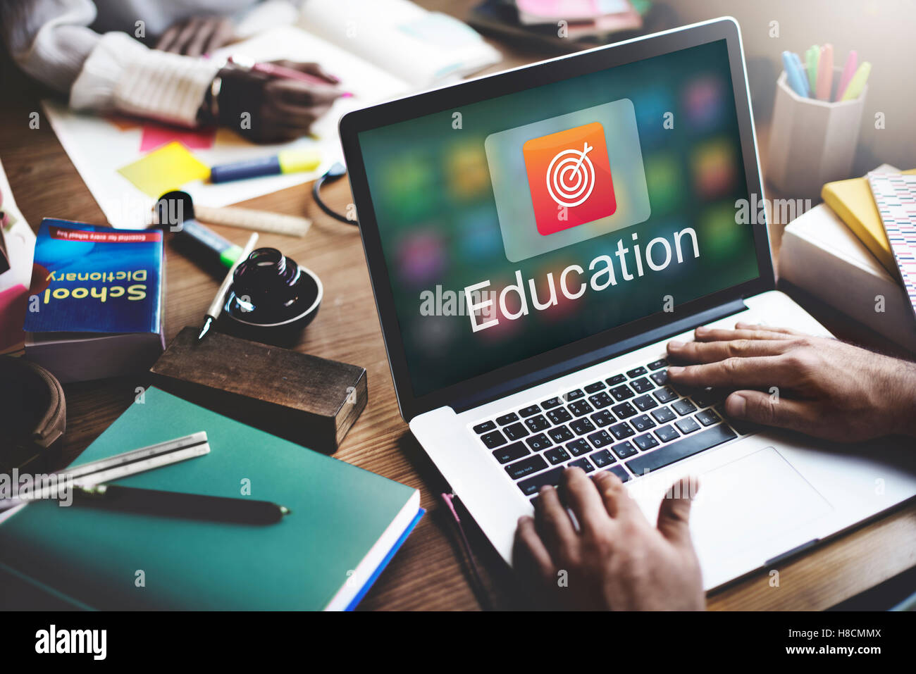 Academic E-Learning Education Online Application Concept Stock Photo - Alamy