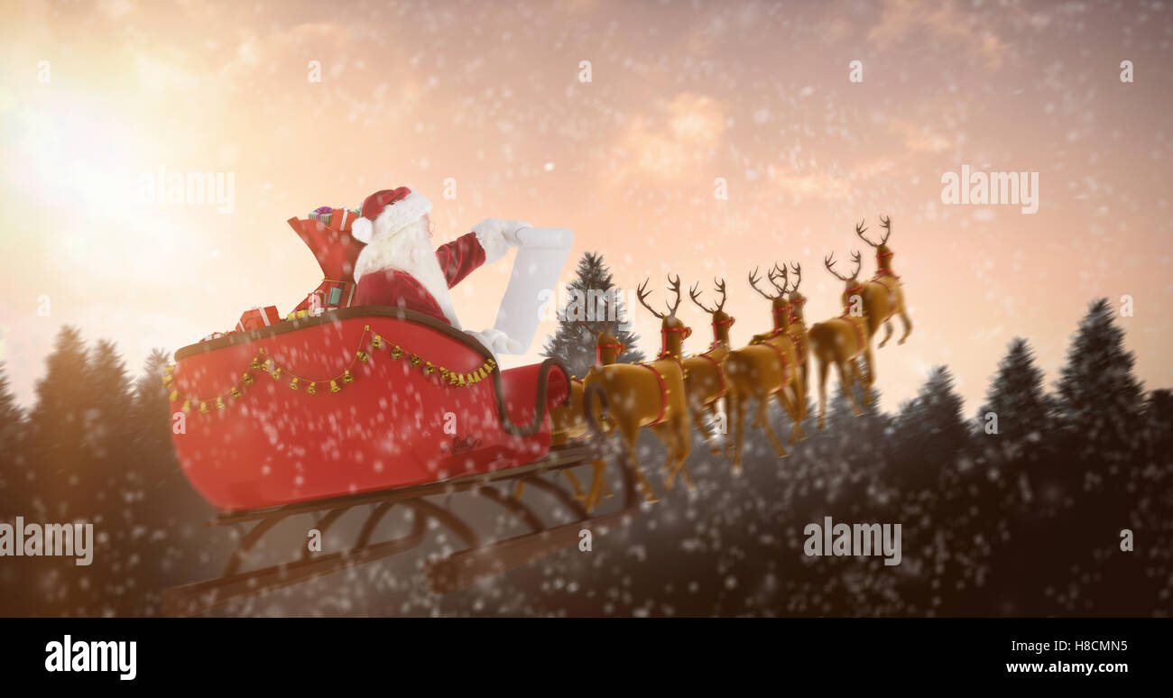 Sled of santa claus hi-res stock photography and images - Alamy