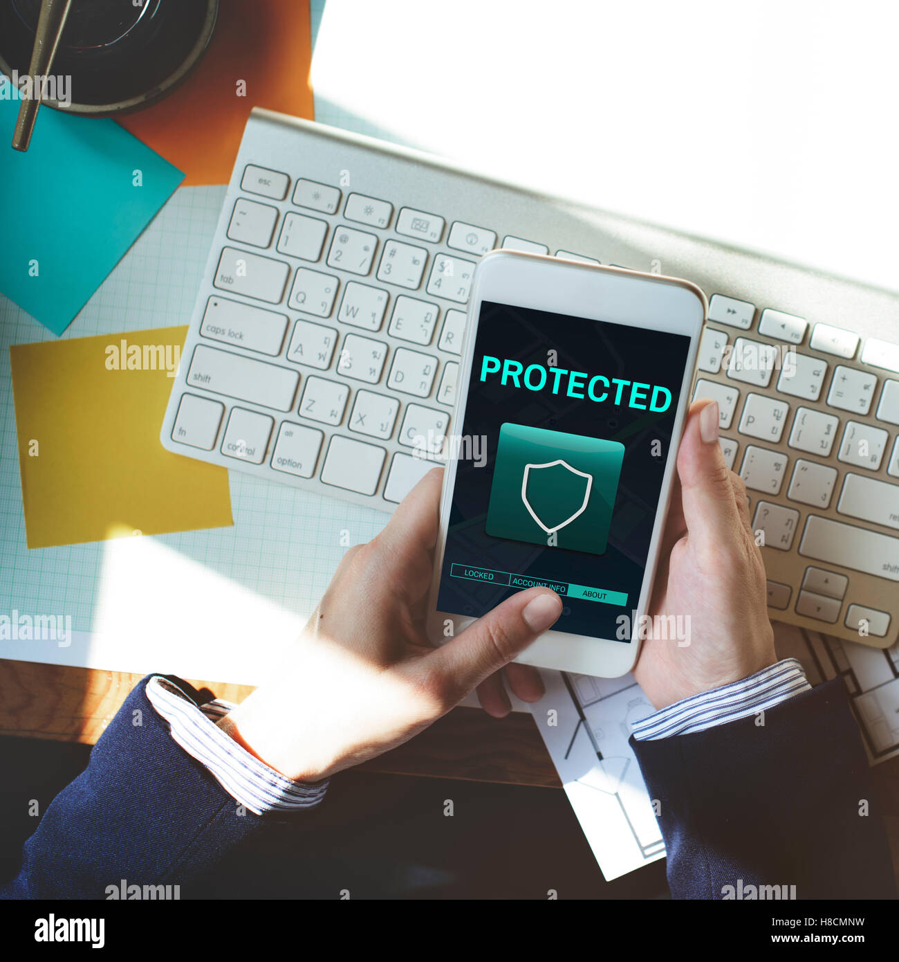 Protected Security Policy Safety Concept Stock Photo - Alamy